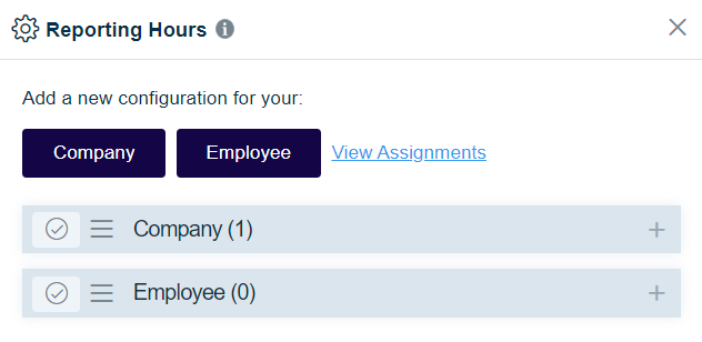 Overview of Reporting Hours – WorkEasy
