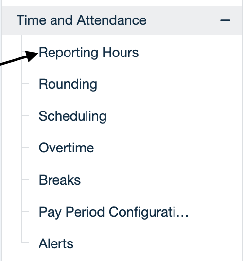 Overview of Reporting Hours – WorkEasy