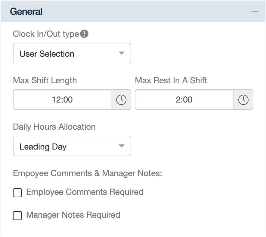 Overview of Reporting Hours – WorkEasy